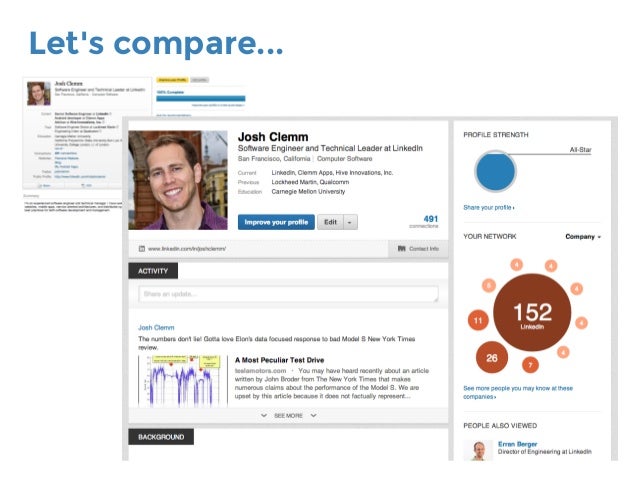 Engineering the New LinkedIn Profile
