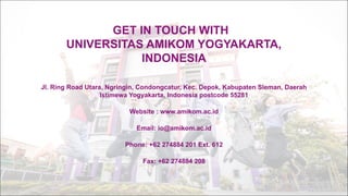Profil Universitas AMIKOM Yogyakarta, Creative Economy Park | PPTX