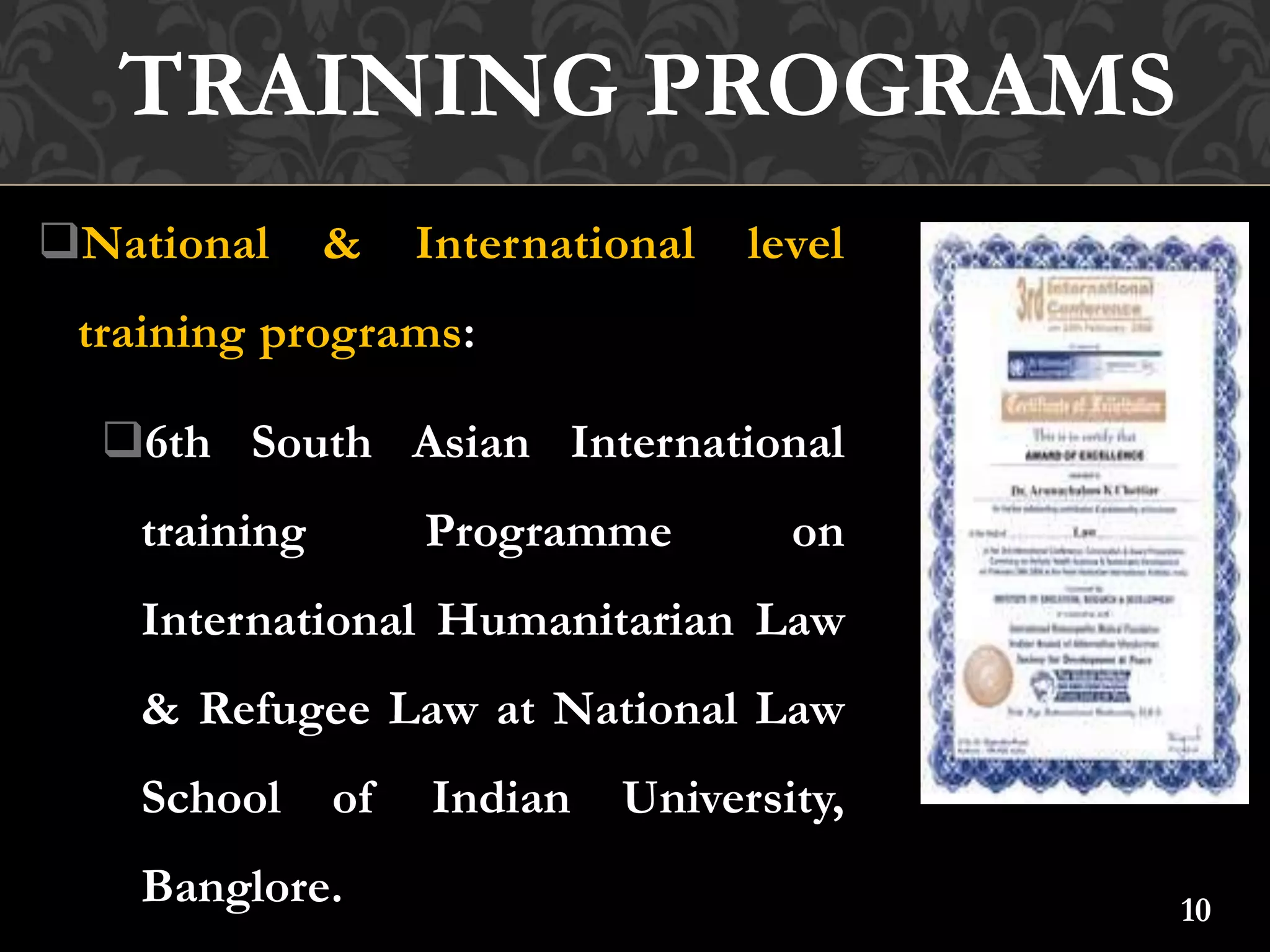 Profile dr chettiar arunachalam in ppt | PPTX