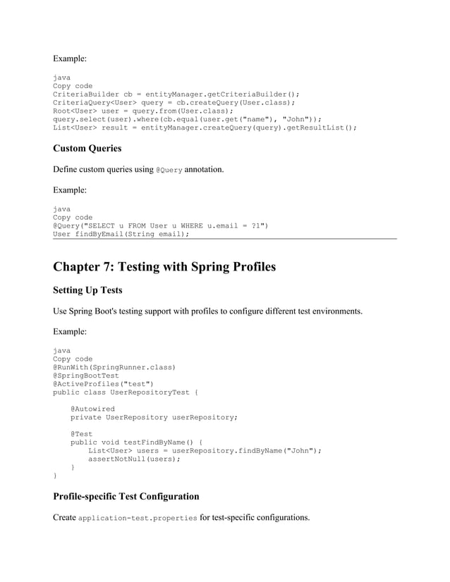 Mastering Spring JPA & Profiles: Practical Guide with Real Data ...