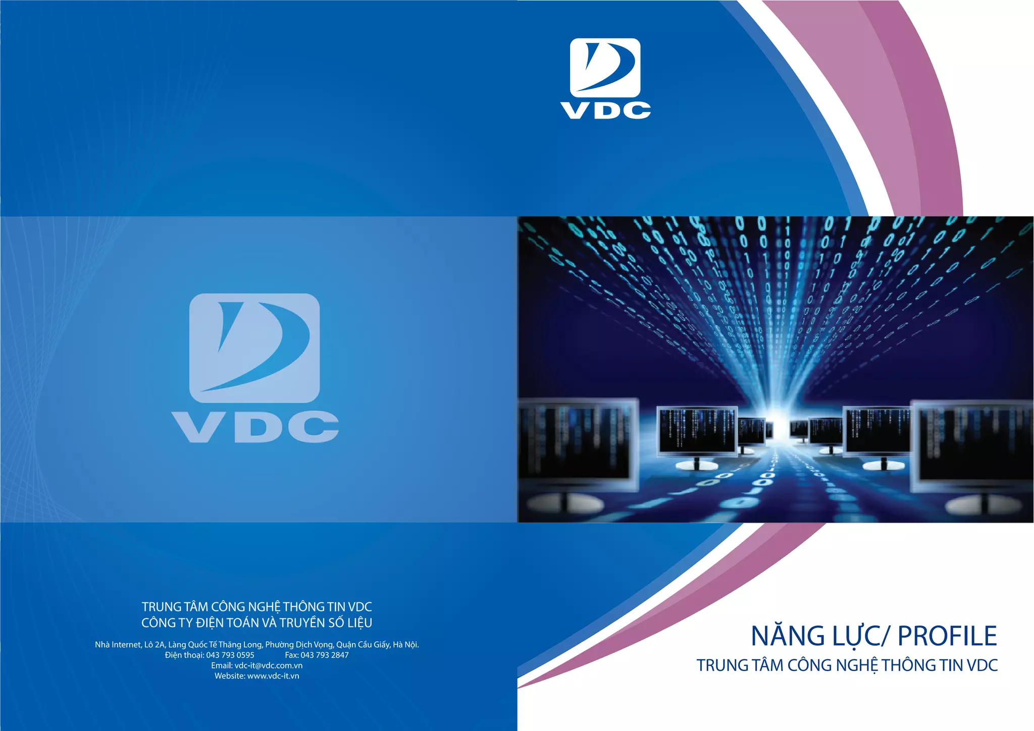 Mẫu thiết kế Profile Công ty CNTT VDC | PDF