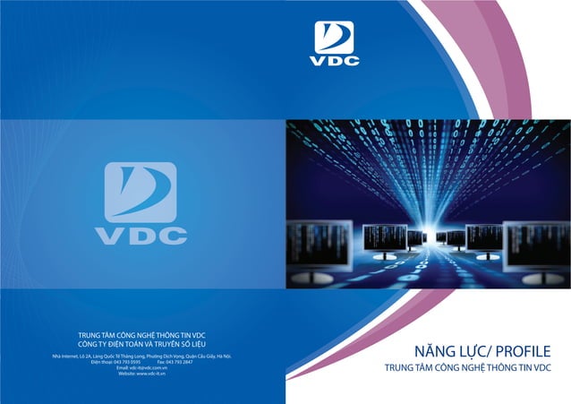 Mẫu thiết kế Profile Công ty CNTT VDC | PDF