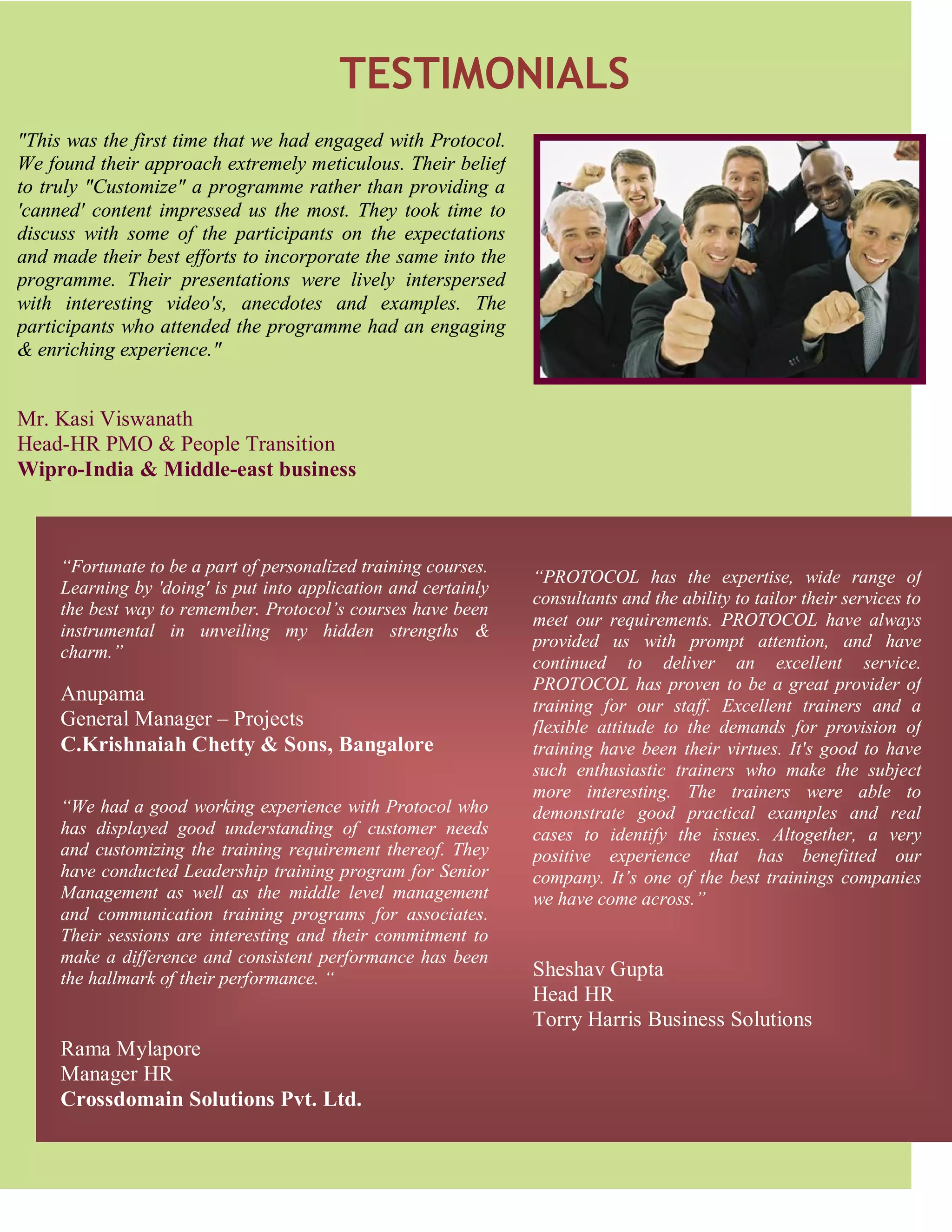 Protocol Profile Corporate | PDF | Business Administration | Business