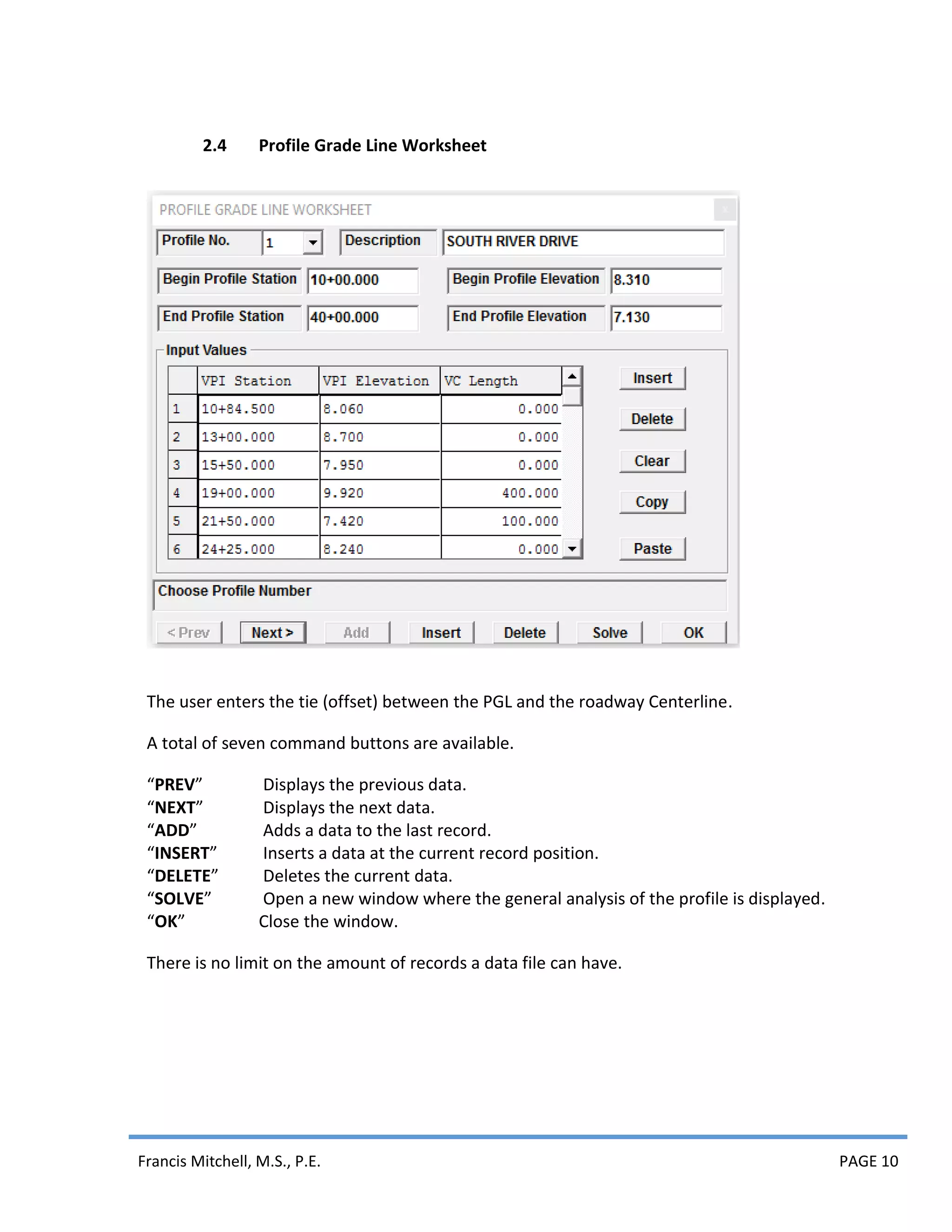 Profile Cross Section Manual | PDF