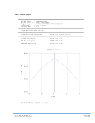 Profile Cross Section Manual | PDF