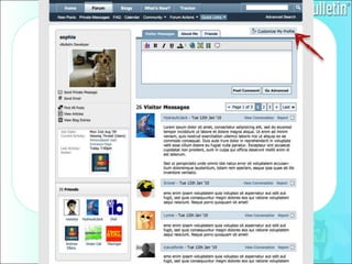 vBulletin forum software Profile customization | PPTX
