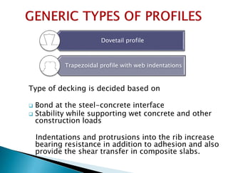 Profiled deck composite floors | PPTX