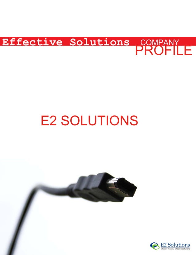Profile E2 Solutions | PDF
