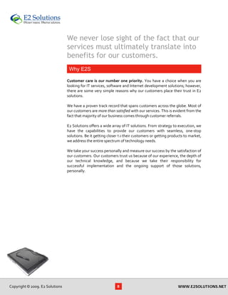 Profile E2 Solutions | PDF