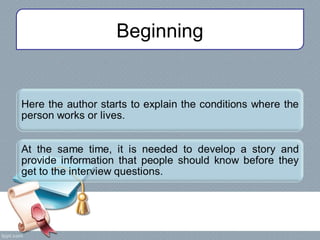 Profile essay outline | PPT