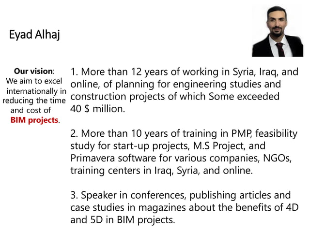 Profile Eyad Alhaj إياد الحاج | PDF | Construction Industry | Industries