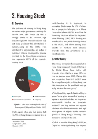 Hong Kong Housing Profile | PDF