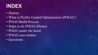 Profile Guided Optimization | PPTX
