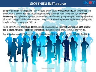 PROFILE HỌC VIỆN iNET | PPT