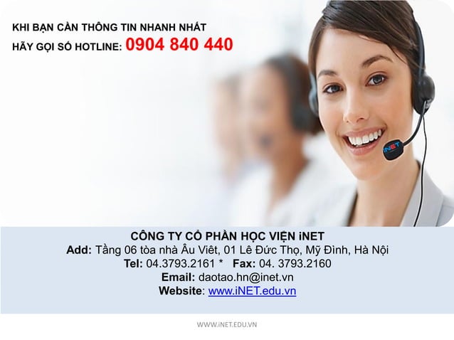 PROFILE HỌC VIỆN iNET | PDF