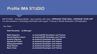 Profile IMA Studio | PPT