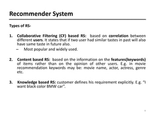 Profile injection attack detection in recommender system | PPTX | Internet | Computing