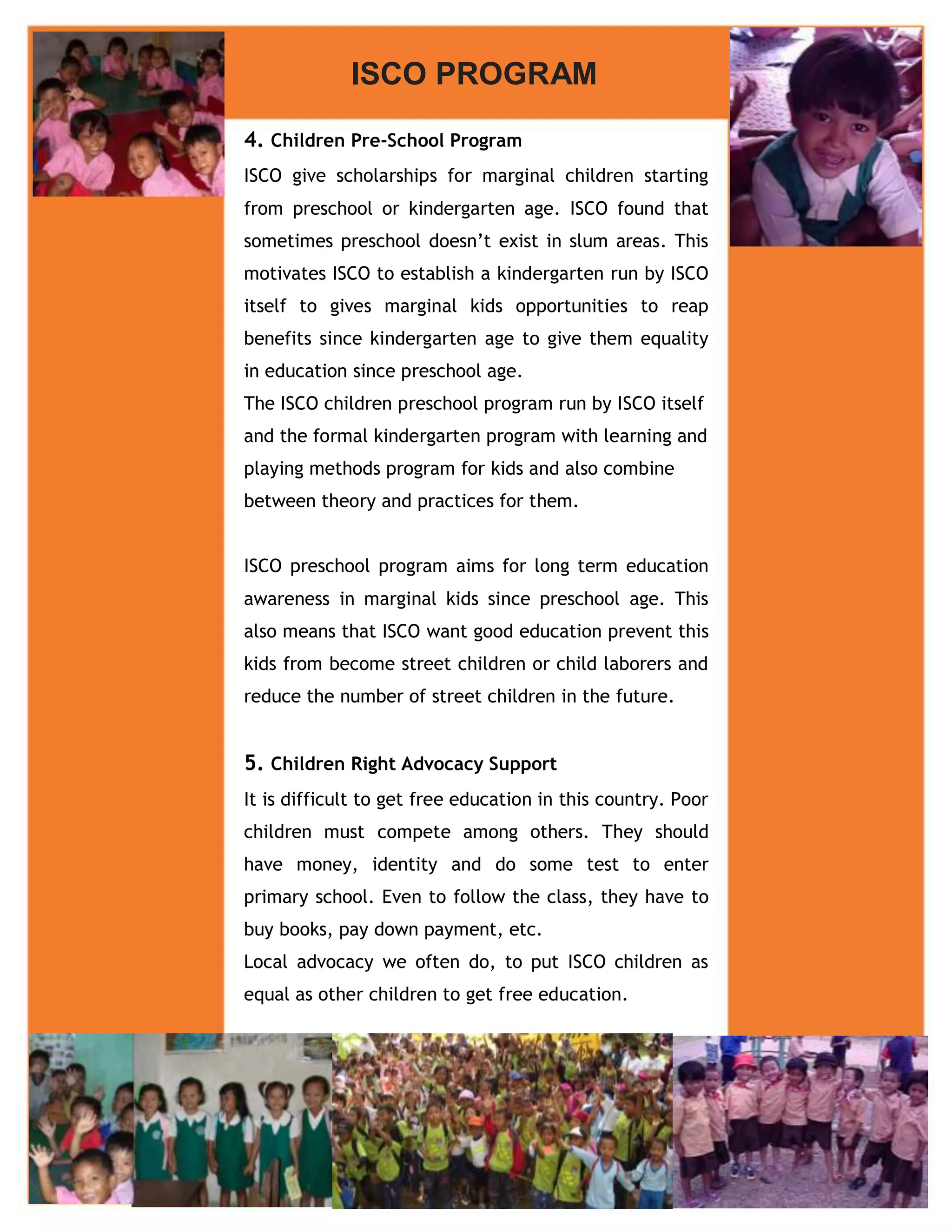 ISCO Foundation - Profile | PDF