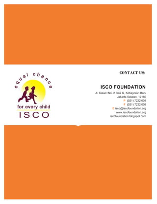 ISCO Foundation - Profile | PDF