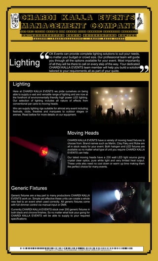 EVENT MANAGEMENT COMPANY IN MALAYSIA | PDF