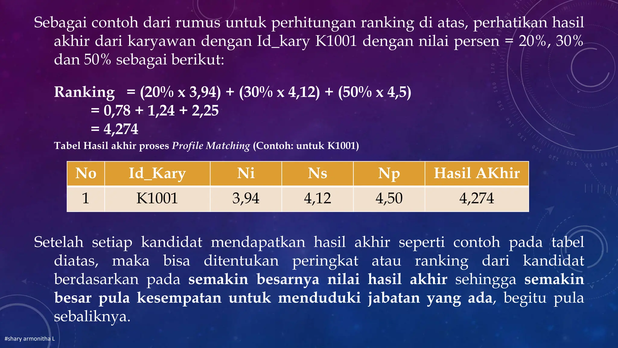 Profile Matching New.pptx