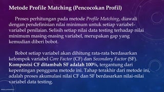 Profile Matching New.pptx