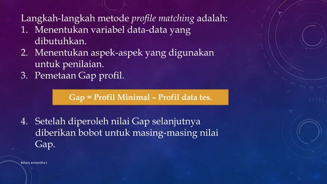 Profile Matching New.pptx