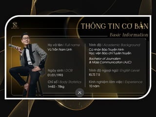 Portfolio MC Nam Linh Updated Tháng 2024 | PPT