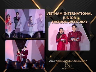 Portfolio MC Nam Linh Updated Tháng 2024 | PPTX