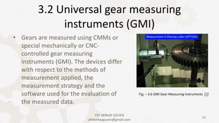 Profile Measurement of Gears | PPTX