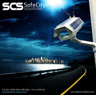 safe city solutions, solar camera, face recognisation, security solution, body scanner, licence ...
