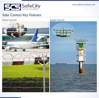 safe city solutions, solar camera, face recognisation, security solution, body scanner, licence ...