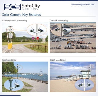 safe city solutions, solar camera, face recognisation, security solution, body scanner, licence ...