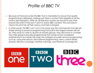 Profile of BBC TV | PPTX