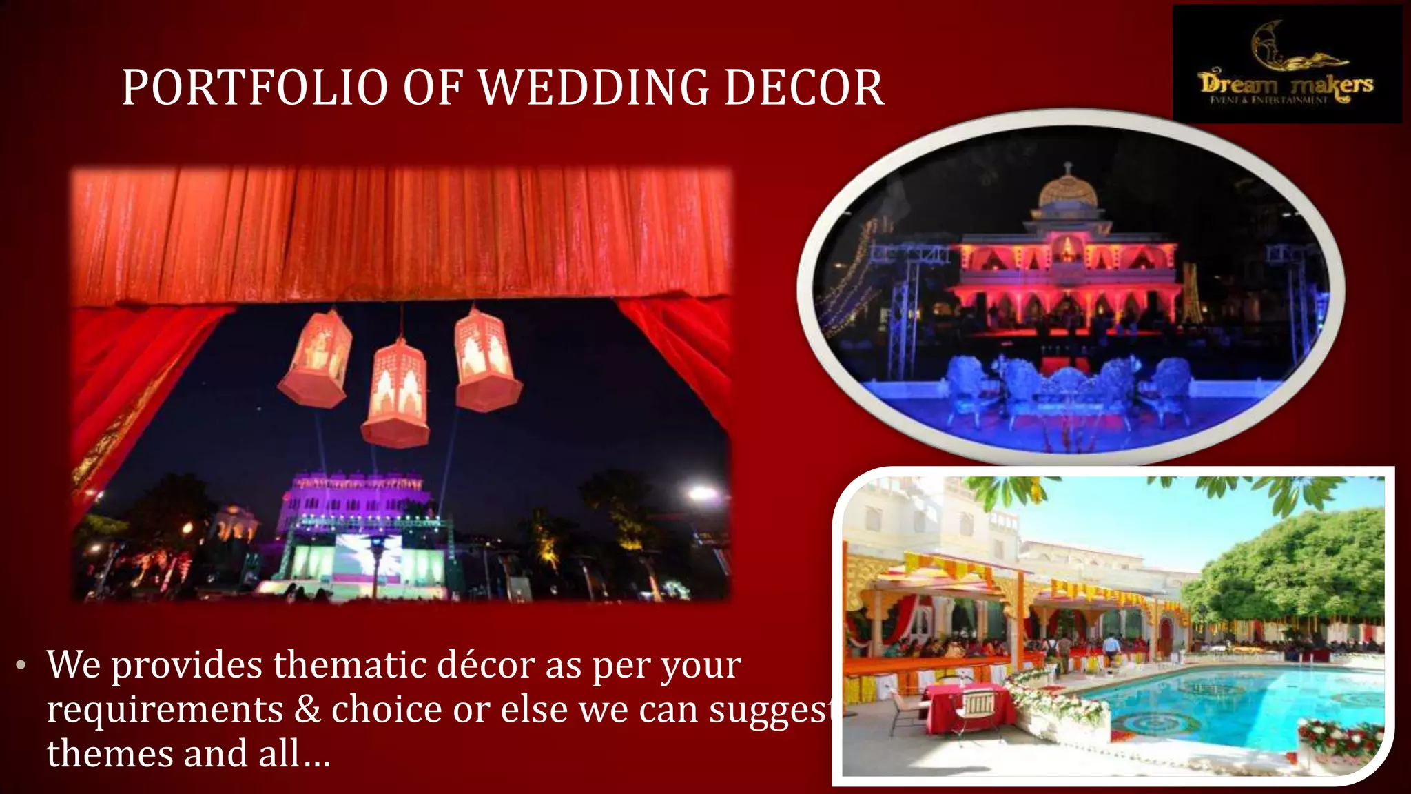 Profile of dream makers event & entertainment | PPT | Free Download