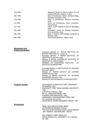 Jaffer AA Khan Architect | PDF