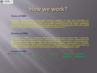 Profile of MBR | PPTX