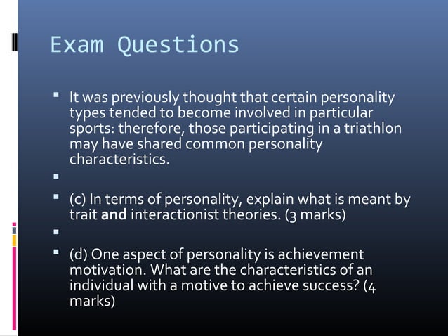 Profile of mood states hollanders structure and questions | PPT