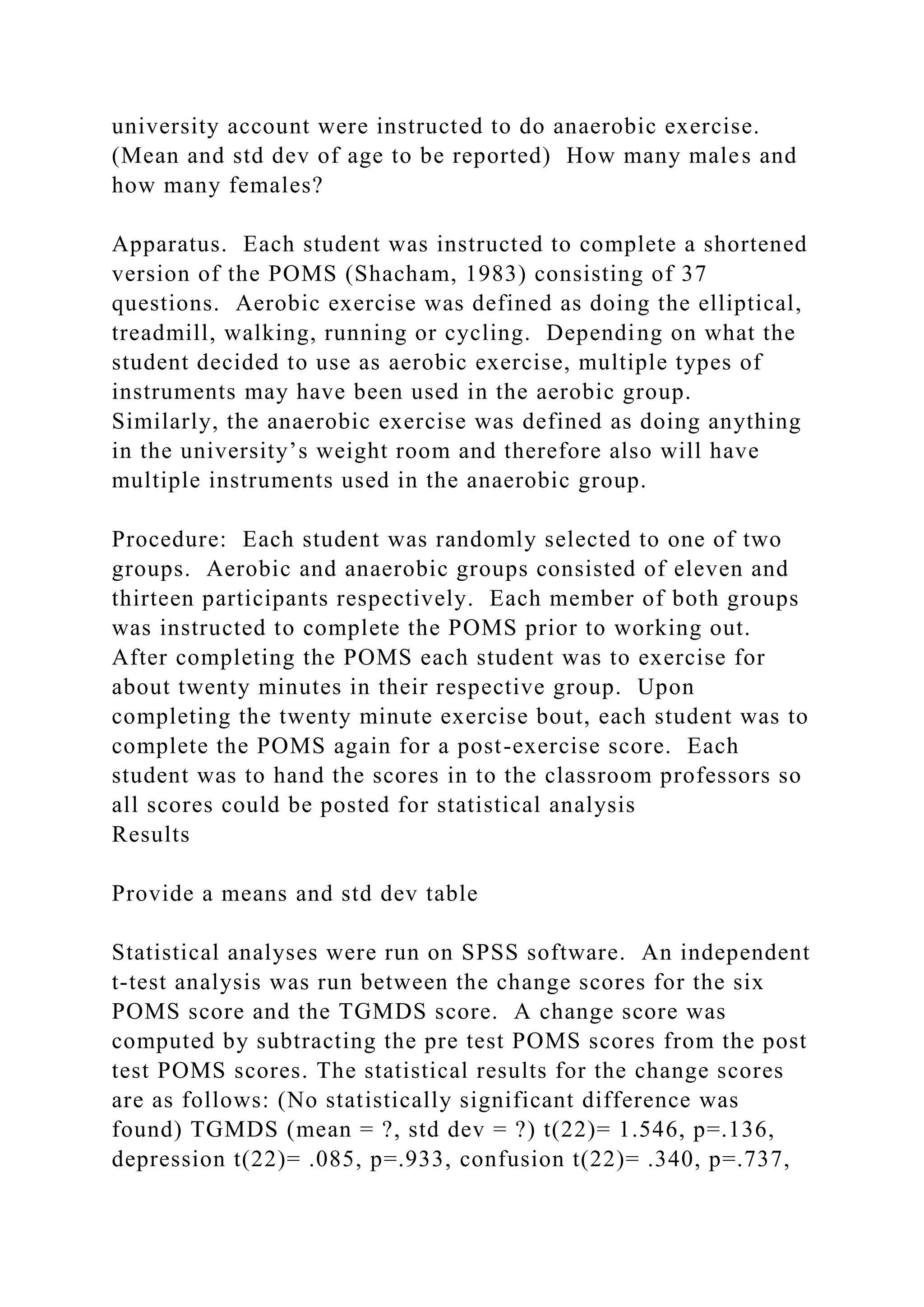 Profile of Mood States Scores Before and After an Acute Anaerobic .docx
