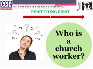Profile of the 21 st century church worker | PPT