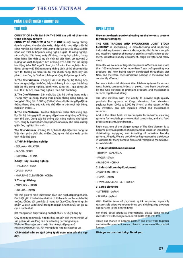 Profile of the one jsc | PDF