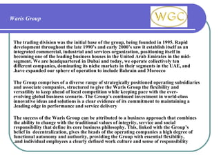 Profile Of Wgc | PPT