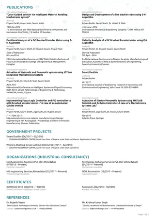 Profile priyam anilkumar parikh | PDF