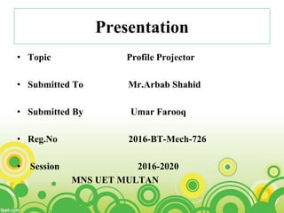Profile projector | PPT
