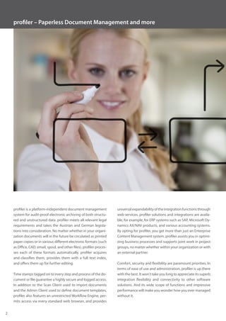 Profiler broschure | PDF