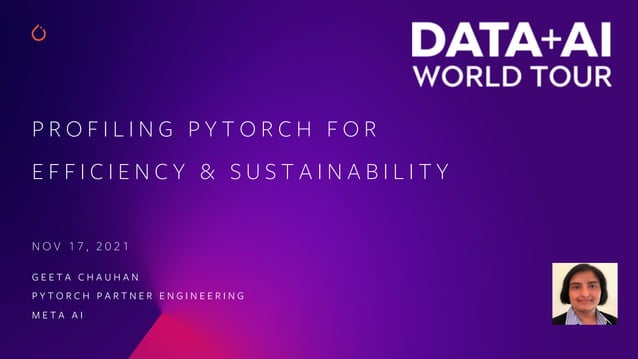 Profiling PyTorch for Efficiency & Sustainability | PPT