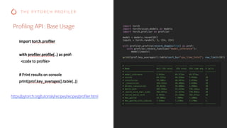 Profiling PyTorch for Efficiency & Sustainability | PPT