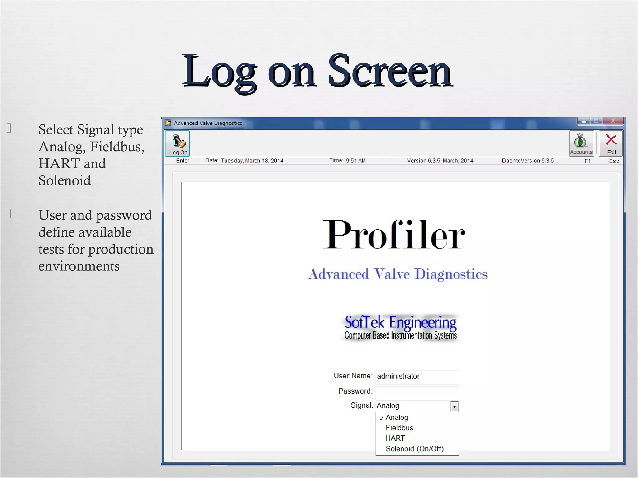 Profiler software for Advanced Diagnóstic in Control Valves | PPT