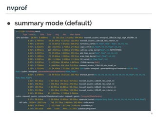 GPU profiling for computer vision applications | PPT