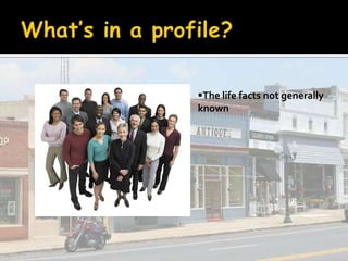 Writing the feature profile | PPT